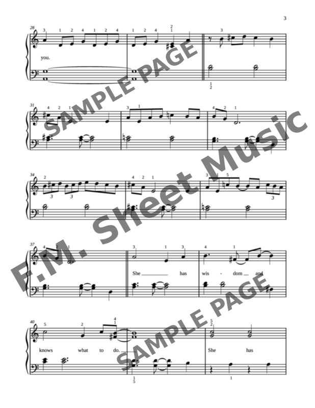 Love Street (Easy Piano) By The Doors - F.M. Sheet Music - Pop Arrangements by Jennifer Eklund